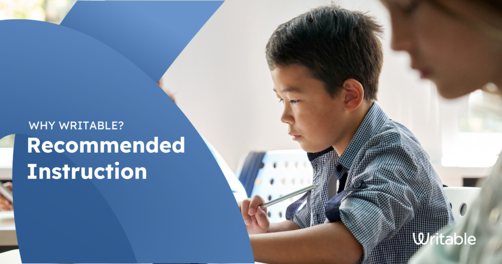 Recommended Instruction - Writable