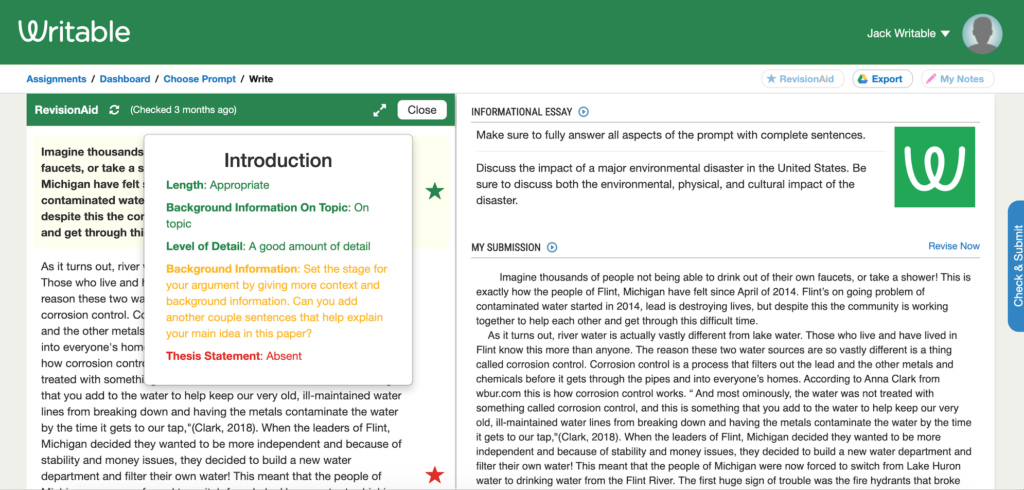 Introducing RevisionAid - Writable