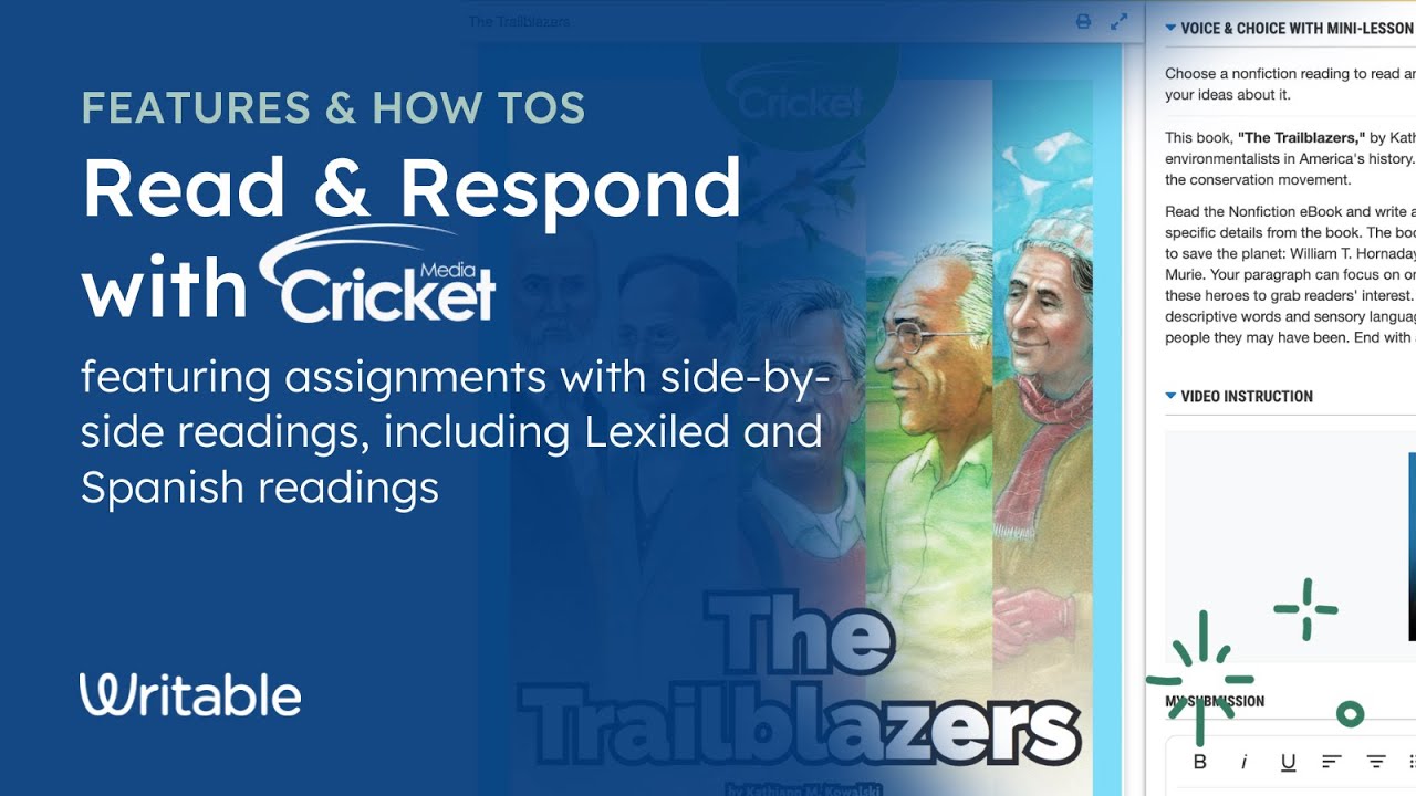 The Read & Respond Collection with Readings from Cricket - Writable