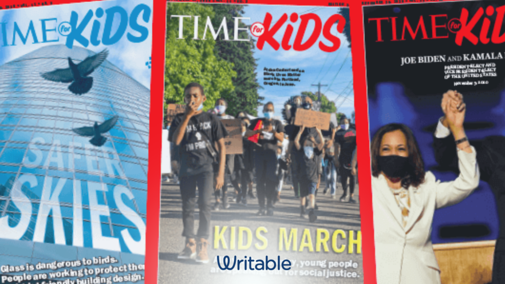 The TIME for Kids Assignment Collection Including Leveled Readings ...