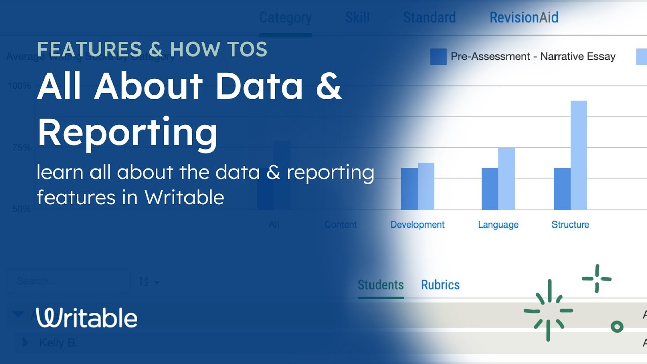 Data & Reporting in Writable - Writable