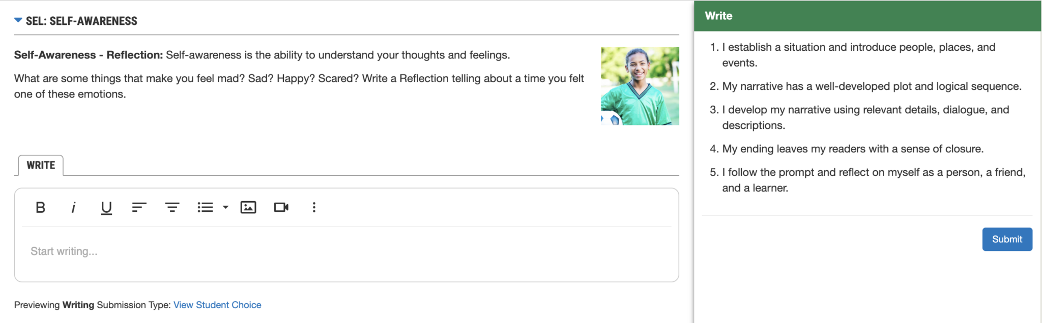 Teach SEL With Writing Assignments - Writable