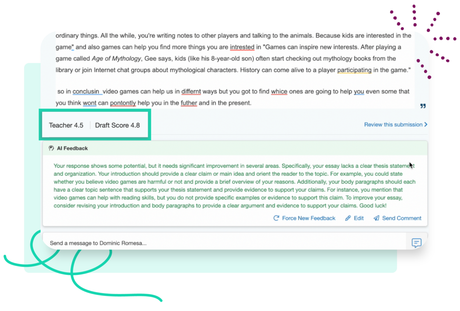 Faster Feedback - Writable