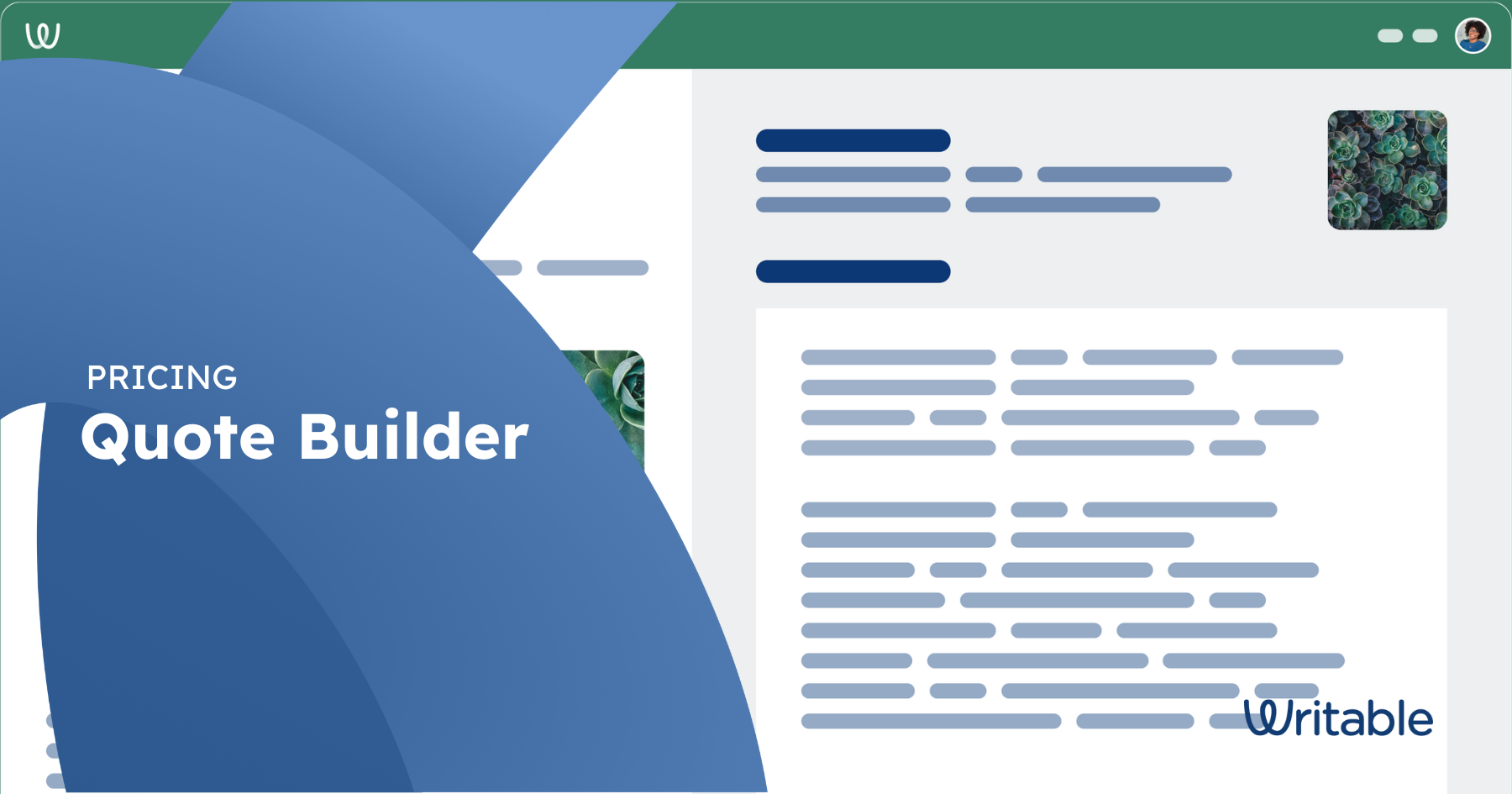 Build Your Quote - Writable