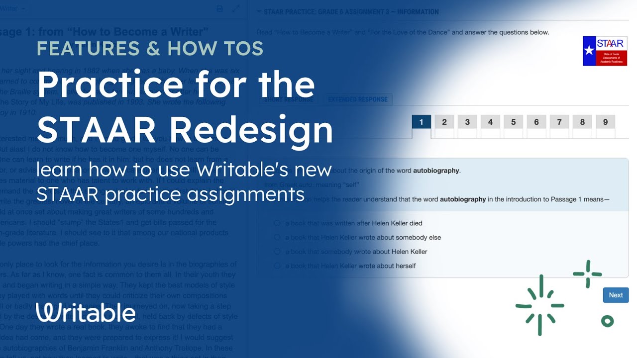 Are you ready for the STAAR redesign? - Writable