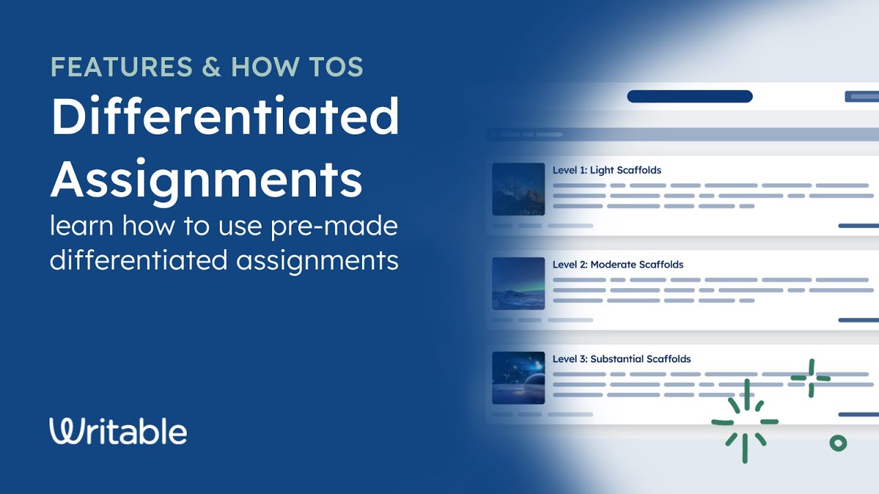 How to Use Differentiated Assignments in Writable - Writable
