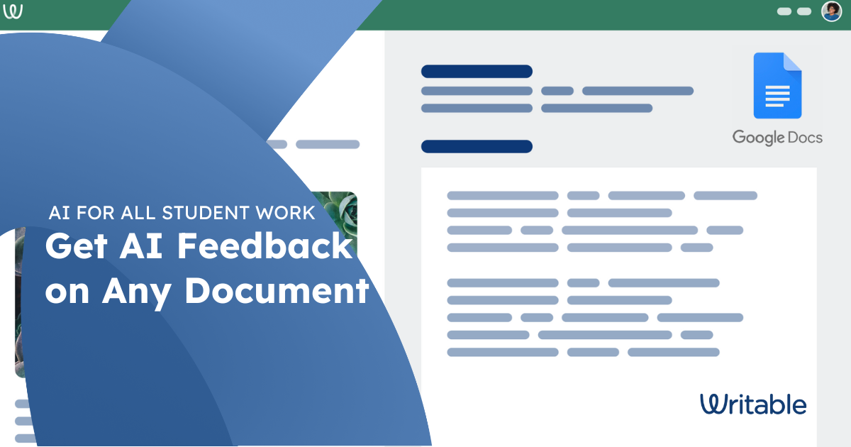 AI on All Writing - Writable